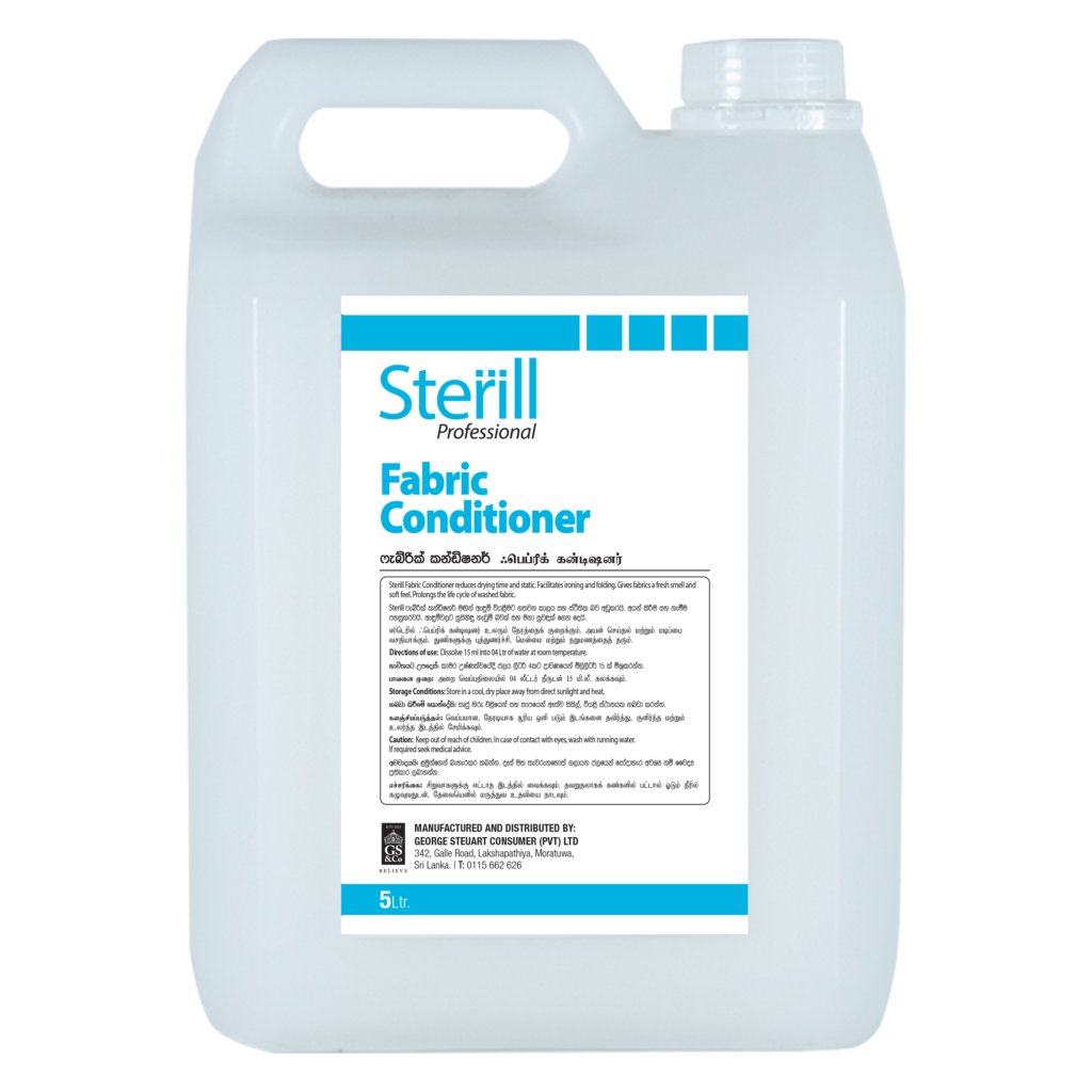 Sterill Fabric Conditioner 5l - Steuart Online